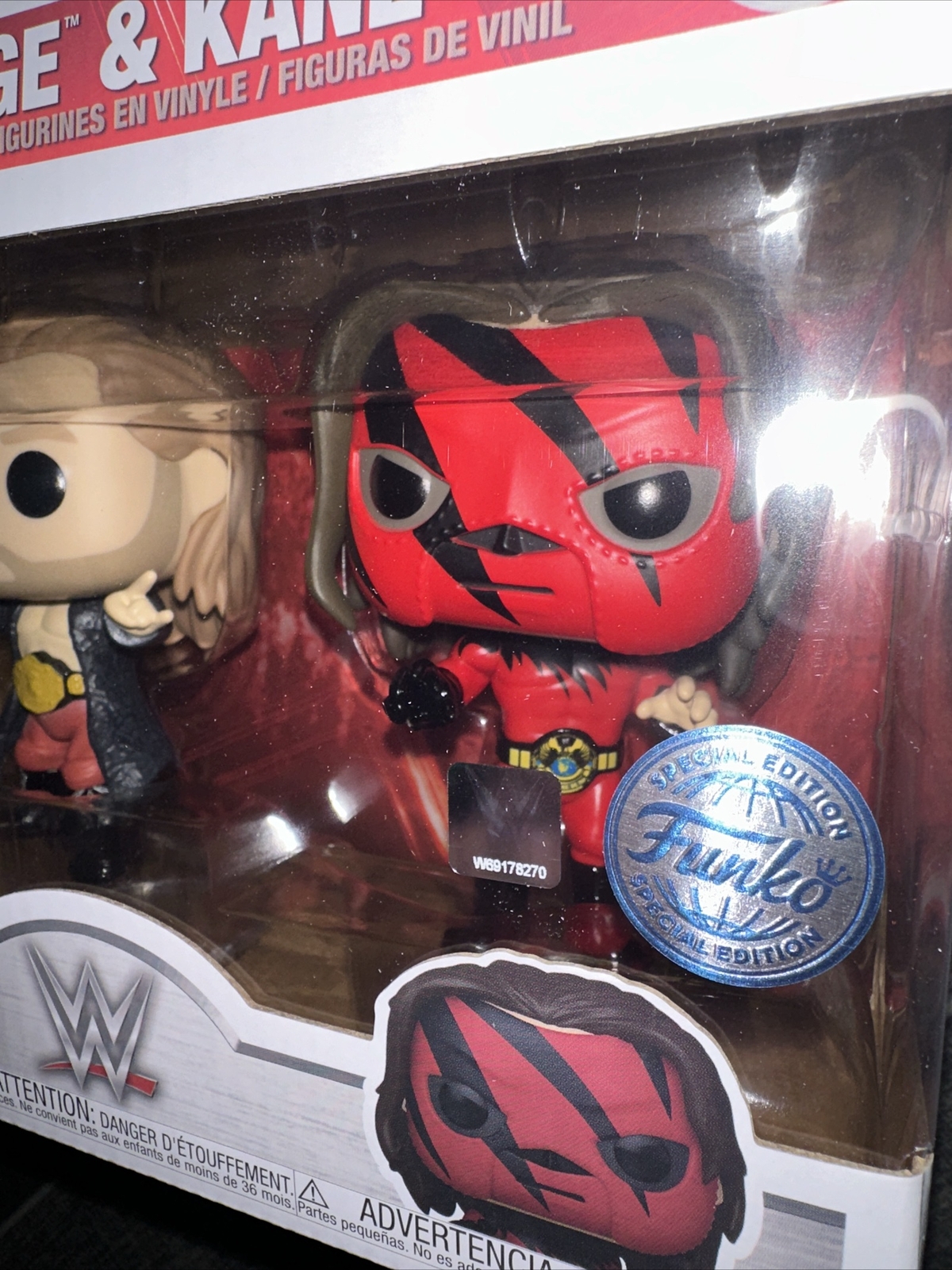 WWE Edge And Kane 2 Pack Funko Pop Special Edition - RARE WWF | eBay