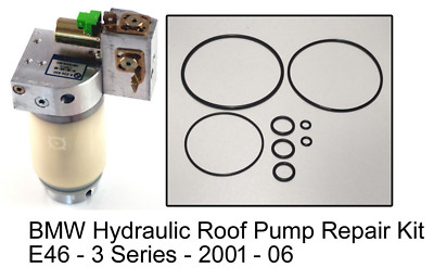 BMW 3 Series E46 Convertible Hydraulic Roof Pump O ring Repair Kit ...