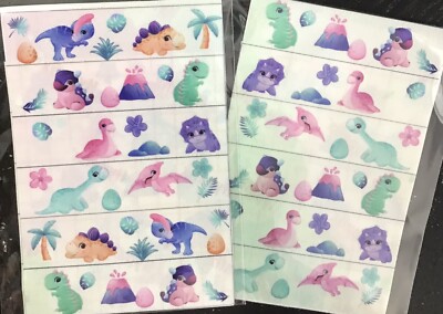 NEW STYLE...NG tube stickers, Hypafix, Tube feeding, Tubie, Girly Dinos ...