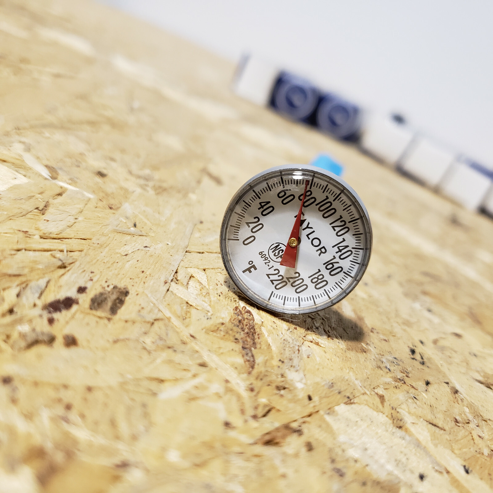 Taylor T-6092N Dial Small Pocket Bi-Therm Thermometer 0 to 220 F T-6092 ...