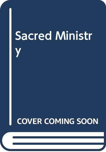 Sacred Ministry by Dunstan, G. R. Paperback / softback Book The Fast ...