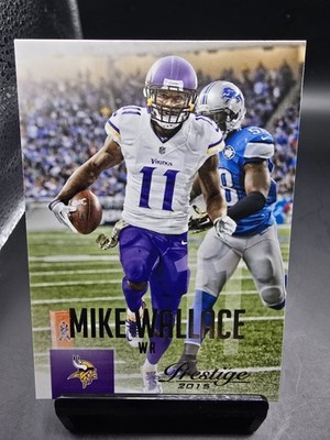 2015 Panini Prestige Mike Wallace #100 - Minnesota Vikings | eBay