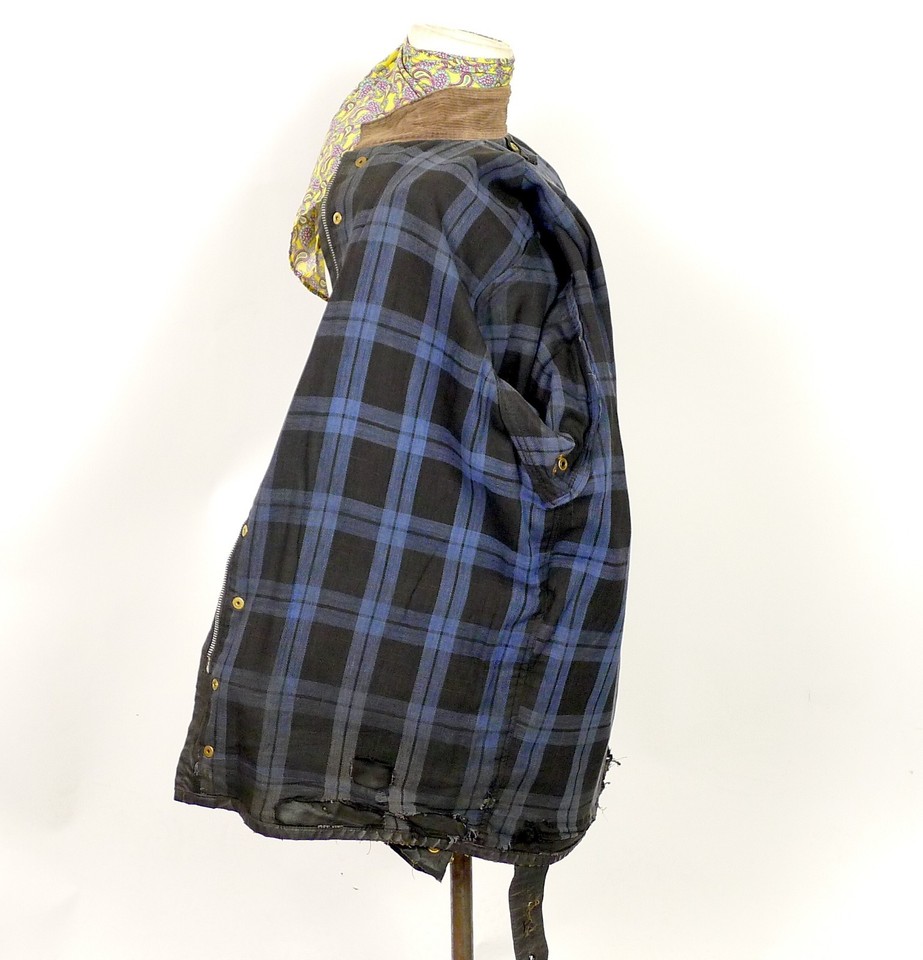 Vintage 1970's Barbour Black International A78 Metro Police Jacket Sz ...