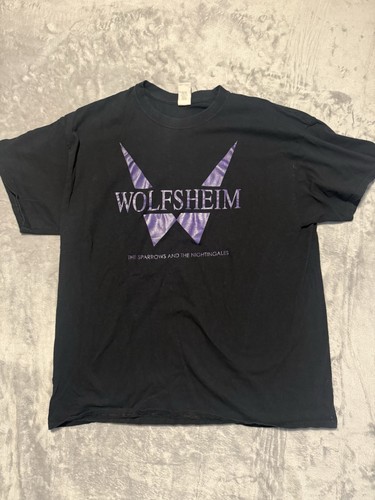 Vintage Wolfsheim Band T Shirt Mens XL Black 90s Y2K Grunge German ...