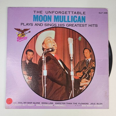 Moon Mullican - The Unforgettable LP Record 1977 Starday Country 33 RPM ...