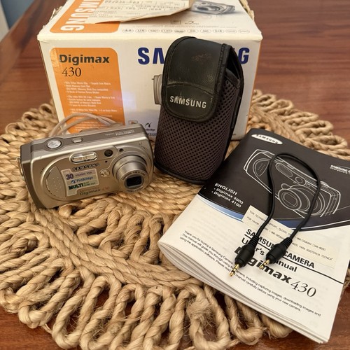 Samsung Digimax 430 4.0MP Digital Camera - Silver | eBay