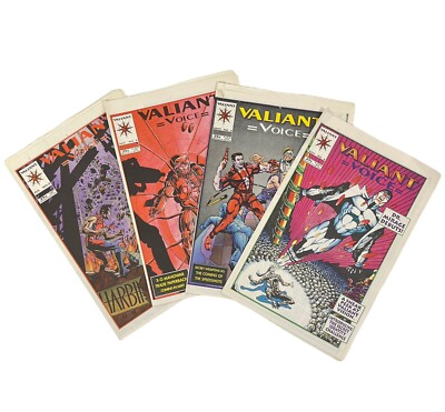 Lot of 4 VALIANT VOICE Newsletters #2 3 4 6 1993 Harbinger Dr Mirage X ...