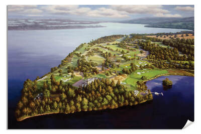 Loch Lomond Golf Club Course Hole Aerial View Scotland lochlomond loch ...