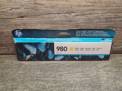 HP 980 Yellow Ink Cartridge (HP D8J09A) NEW GENUINE OEM exp 7/2018 | eBay