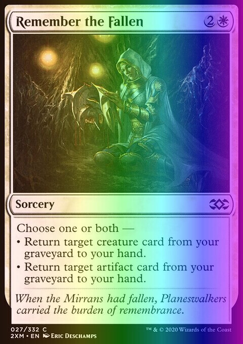 MTG Magic the Gathering Remember the Fallen (27/415) Double Masters NM ...