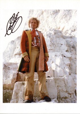 Doctor Who The 6th Doctor A4 Poster Signed Dr Who Autographed by Colin ...