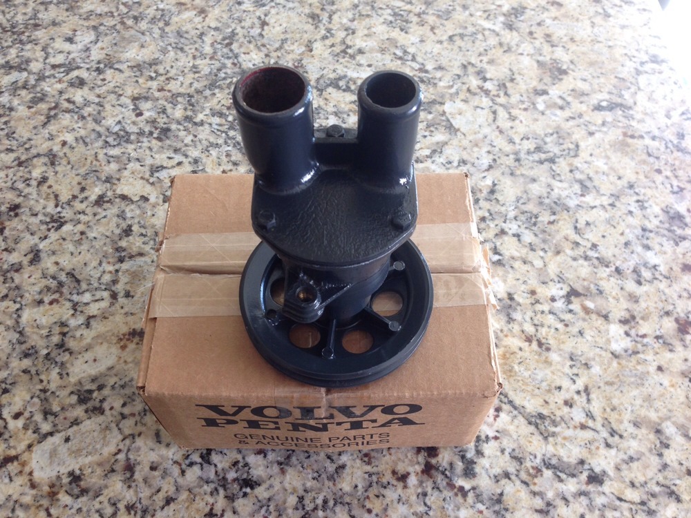 GENUINE OEM VOLVO Penta Raw Water Pump REBUILT 3857794 3851982 with 4.5 ...