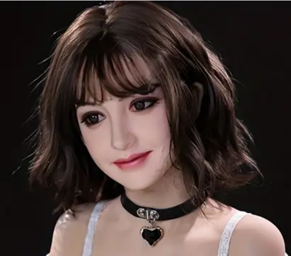 (Only Head)Oral Sex Toys TPE Skeleton Sex Doll Head Realistic Adult ...