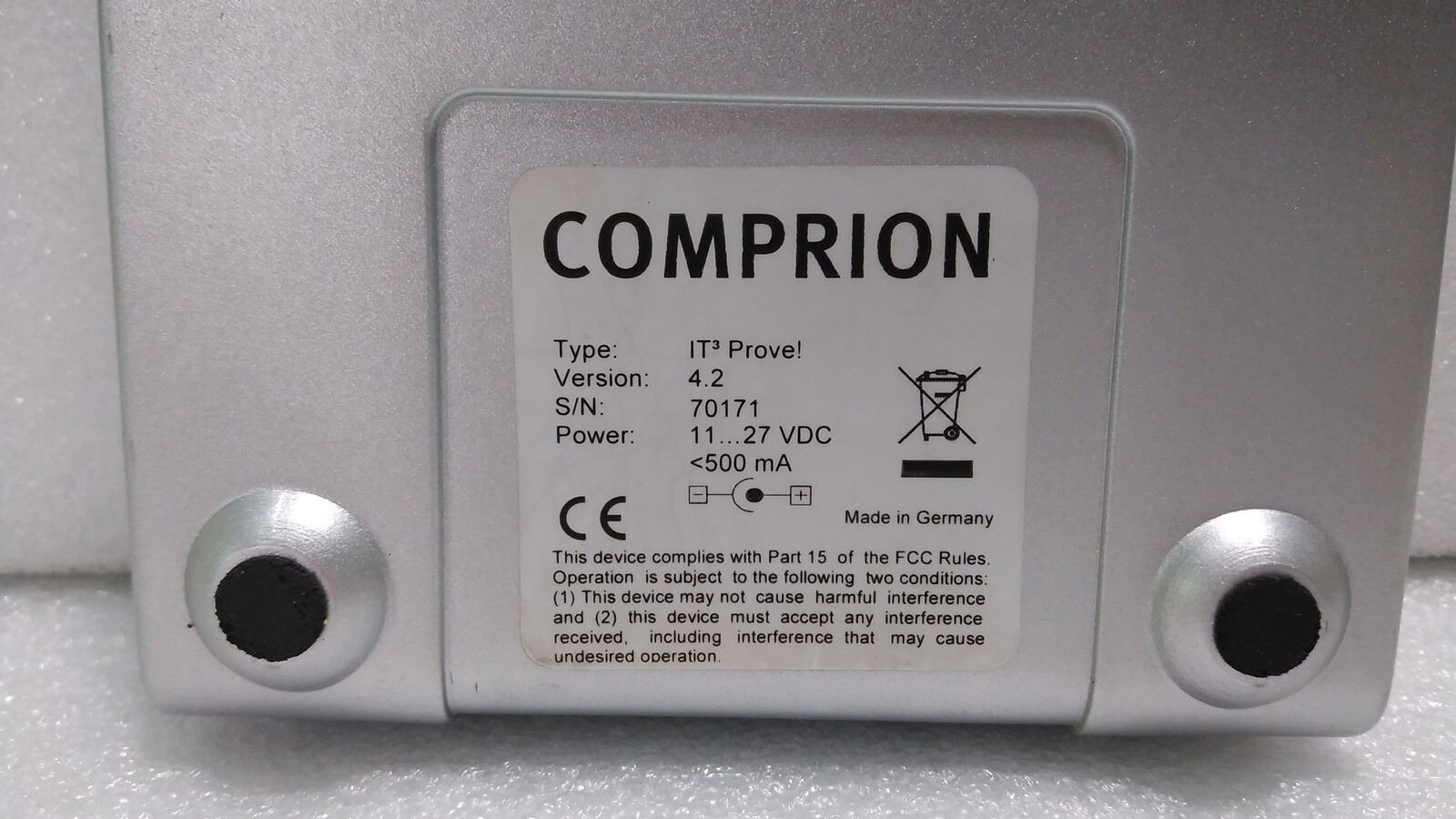 [Used] COMPRION / IT3 Prove! / Controller, Ver 4.2, 11-27V 500mA | eBay