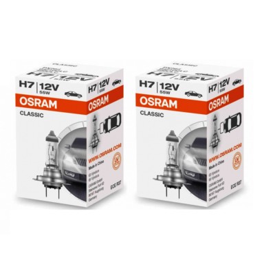 2x Osram H7 Classic 64210 CLC Lampe 12V 55W 64210CLC Autolampe ...