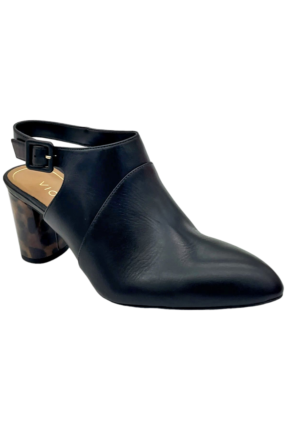 Vionic Women's Roseville Leather Heels Black | eBay