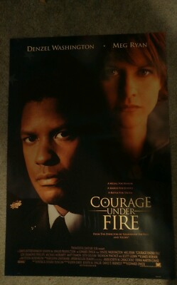 Courage Under Fire Original Movie Poster (1996) 27x40 Meg Ryan Denzel ...