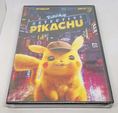 Pokemon Detective Pikachu DVD Widescreen 2019 Ryan Reynolds Factory ...