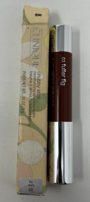 Clinique Chubby Stick Moisturizing Lip Balm Shade #03 Fuller Fig | eBay
