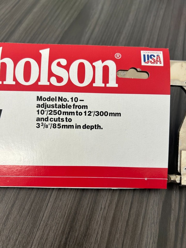 Nicholson No 10 Hacksaw Frame 10"-12" 80952 | eBay