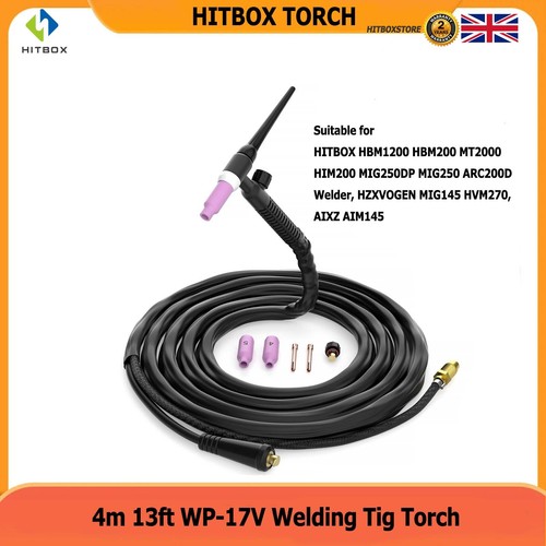 HITBOX 4M WP-17V TIG Welding Torch SR-17V TIG Gun for Lift TIG Welder ...