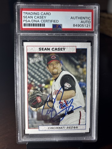 Sean Casey 2005 Topps #129 Bazooka PSA/DNA Authentic Auto Signed ...