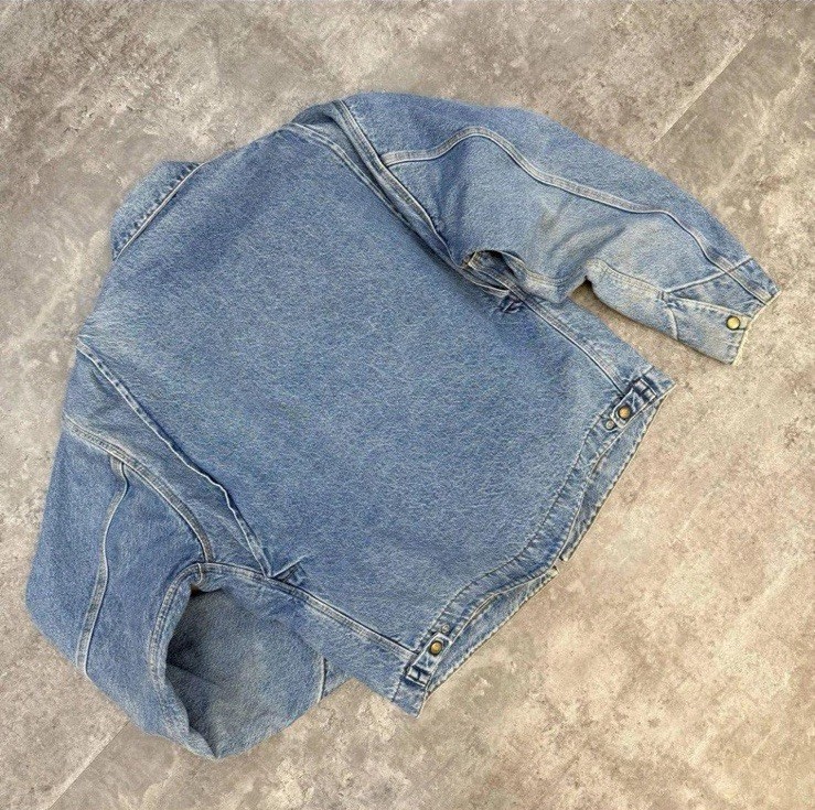 Carhartt Detroit Denim Jacket j110dst Made in USA L Vintage Japan | eBay