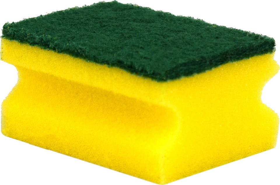 Cleaning Sponge Scourers Catering Washing Up Scouring Pads 9x6x4cm ...