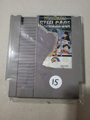 Nintendo NES WWF Game Lot. WWF Wrestlemania, WWF Steel Cage, WWF ...