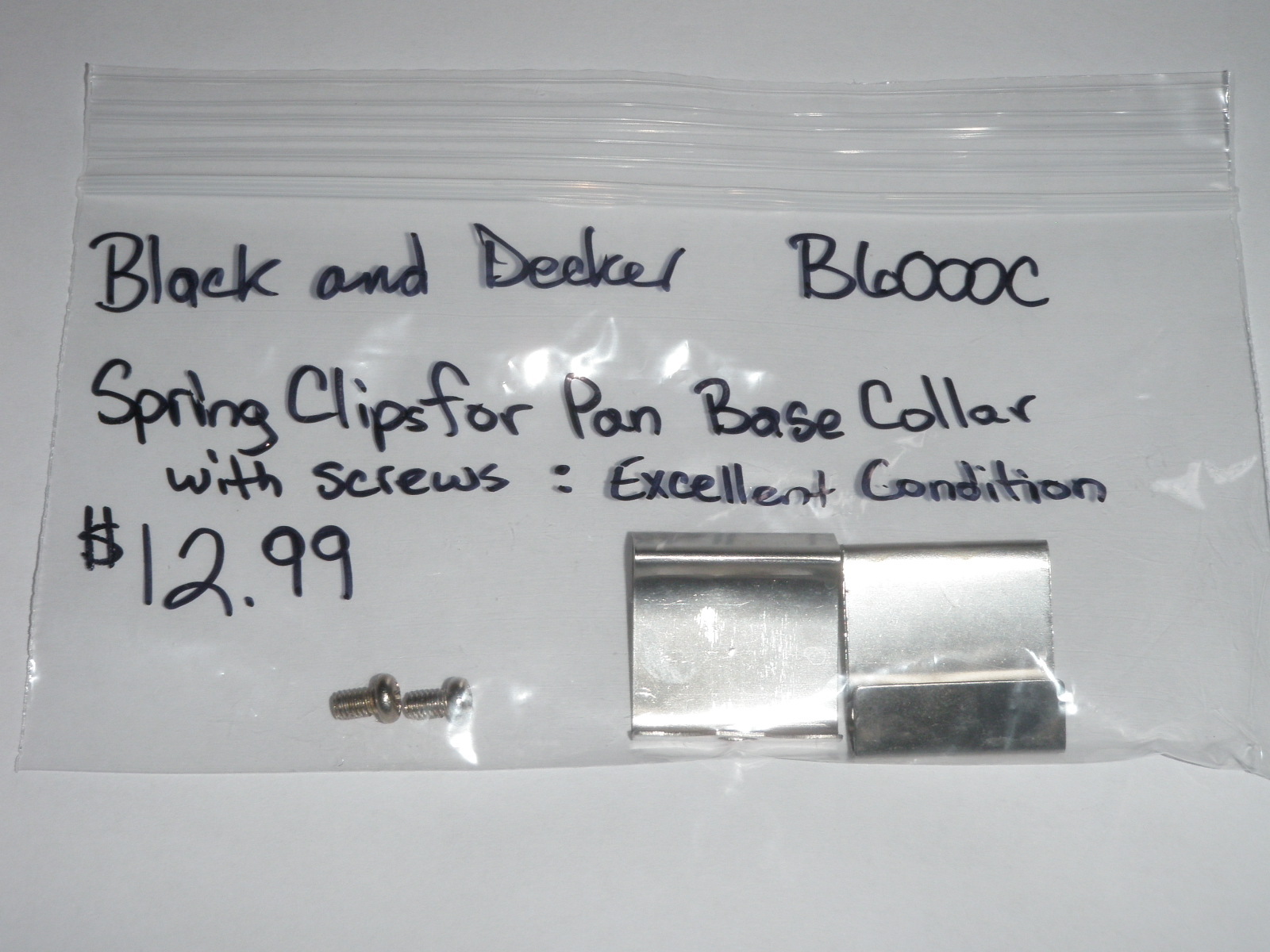 Friction Clips for Pan Base Collar Black & Decker Bread Machine B6000C ...