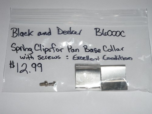 Friction Clips for Pan Base Collar Black & Decker Bread Machine B6000C ...