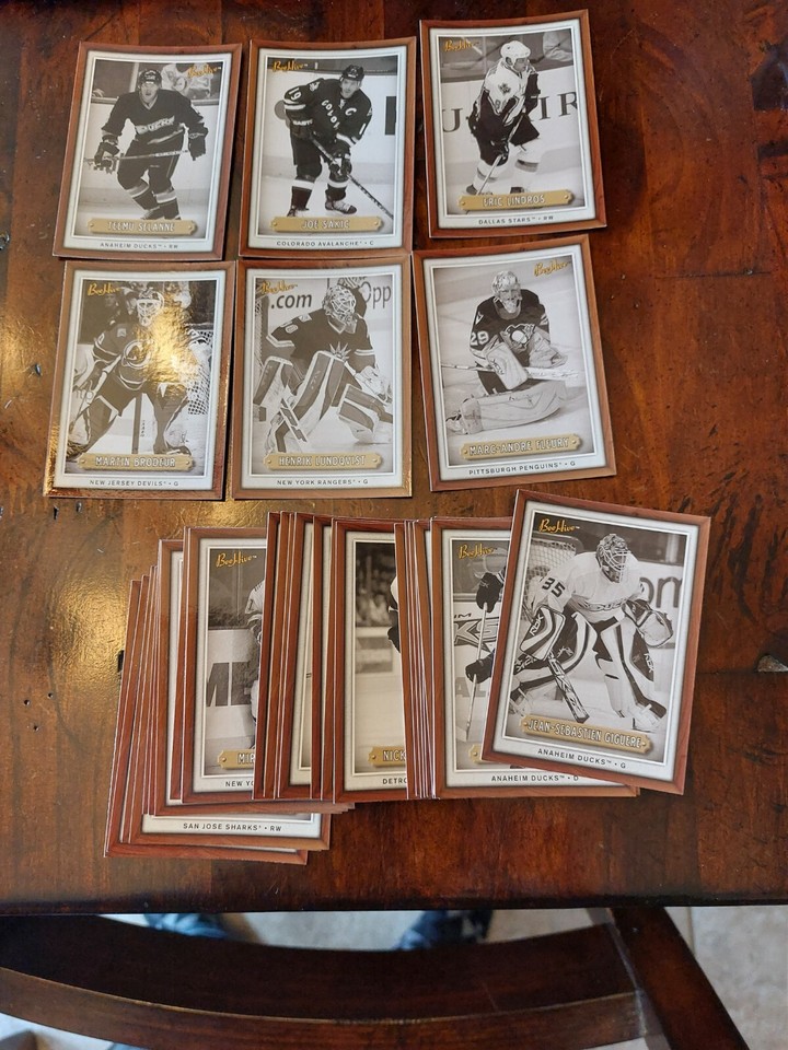 2006/07 UD BEE HIVE 49 CARD WOOD BORDER LOT MALKIN RC KESSEL RC KOPITAR ...