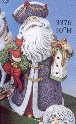 Birdhouse Santa Unpainted Ceramic Bisque Ready To Paint | eBay