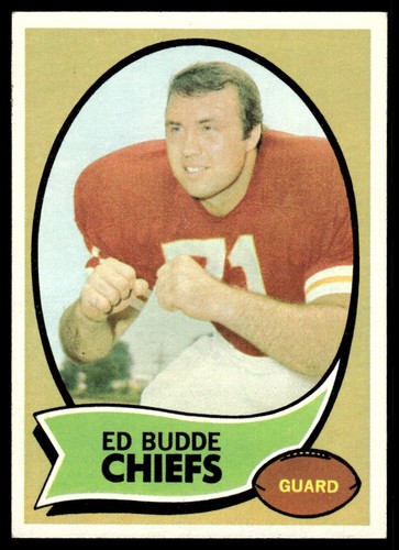 1970 TOPPS ED BUDDE KANSAS CITY CHIEFS #77B | eBay