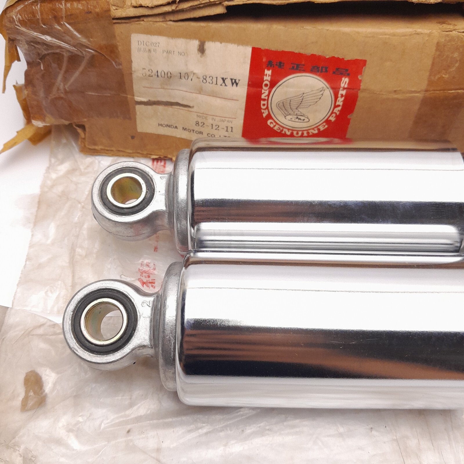 Honda CB100 CB125 CL100 CB125S Rear Shocks Absorber P/N 52400-107-831 ...