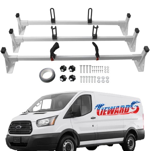 3 Bar Ladder Roof Racks For 2015-2024 Ford Transit 150 250 350 Cargo ...
