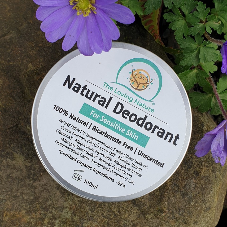 Unscented Natural Deodorant Vegan Fragrance Free Deodorant for ...