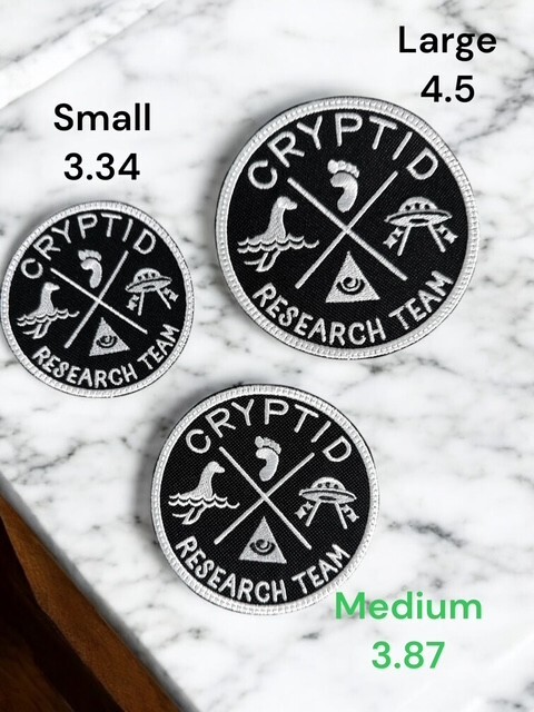 Cryptid Research Team Patch/Cryptozoology Patch | eBay