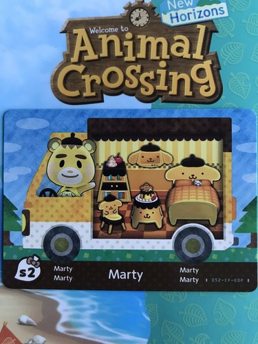 Marty S2 Carte Amiibo Animal Crossing Sanrio Européenne Officielle | eBay