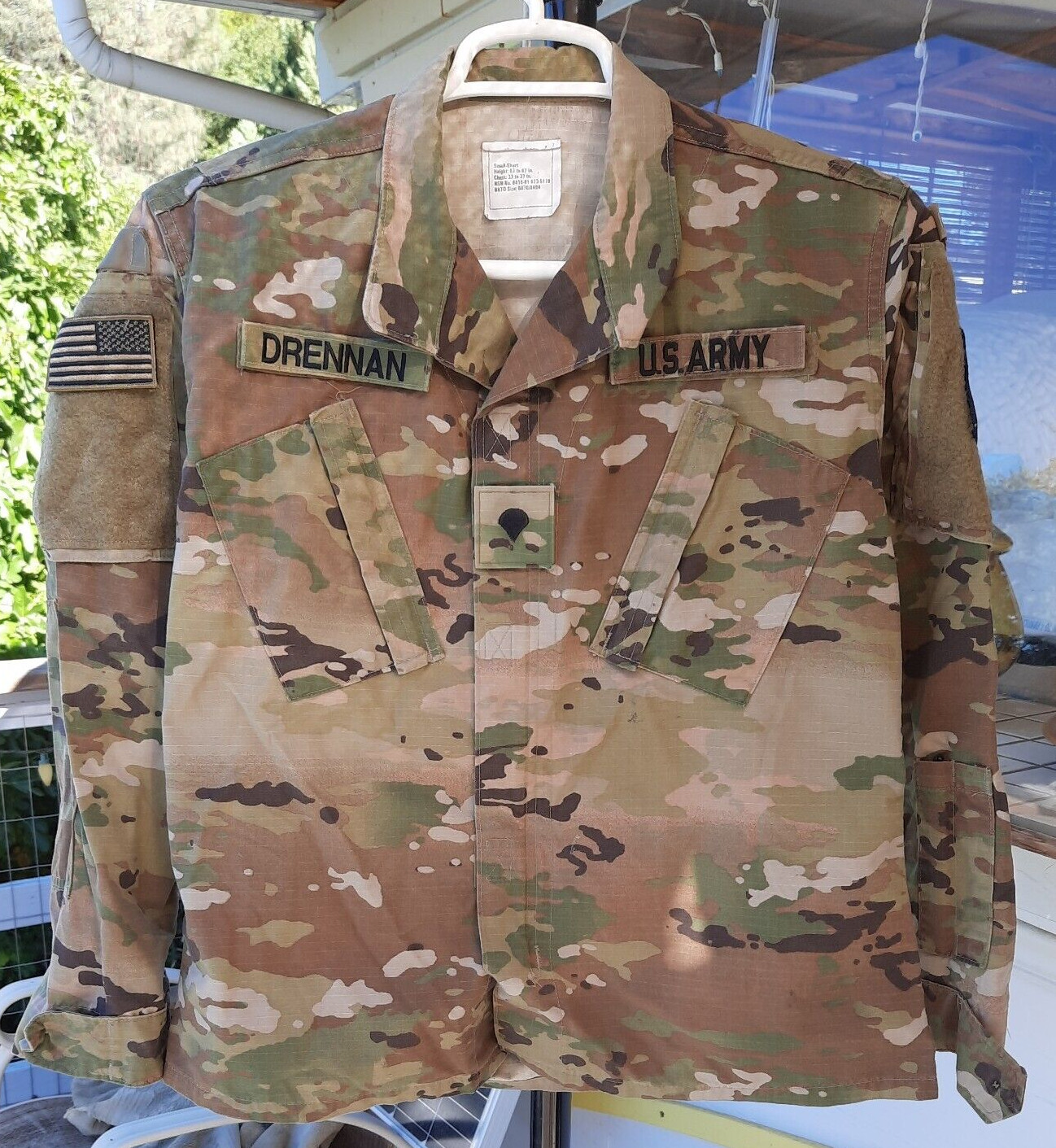 US Army Desert Camo Ripstop Coat Genuine Issue Army C… - Gem