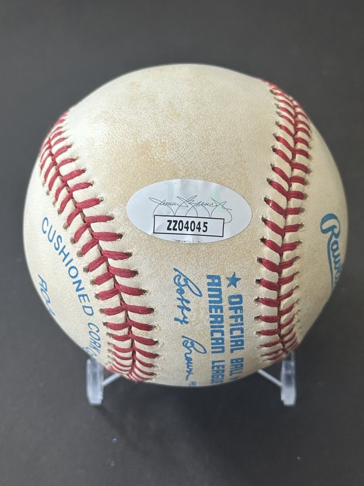 Reggie White HOF Eagles Packers Signed OAL Bobby Brown Baseball AUTO ...