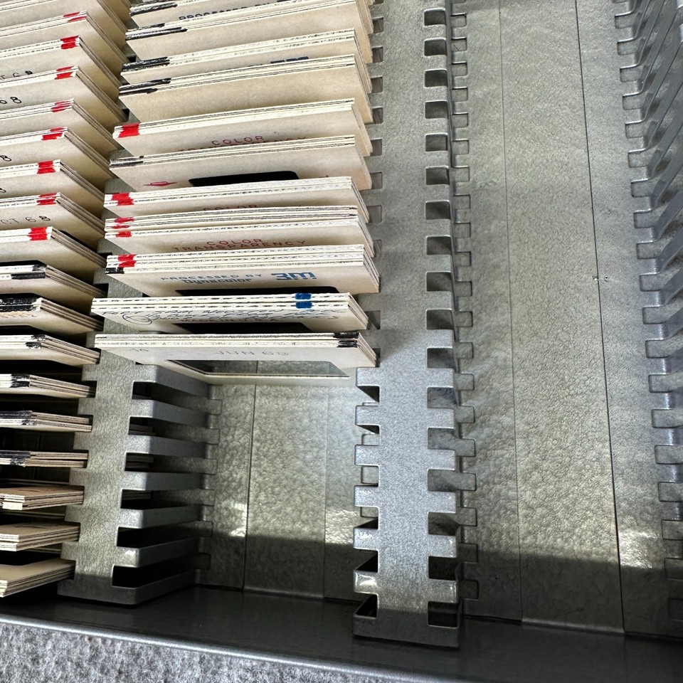 Vintage Atco Metal Slide Storage Box Case Holds 150 35mm Slides or ...