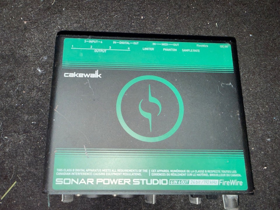 Cakewalk Sonar Power Studio SPS-66 - 6 In/6 Out - 24 bit/192 kHz Unit ...