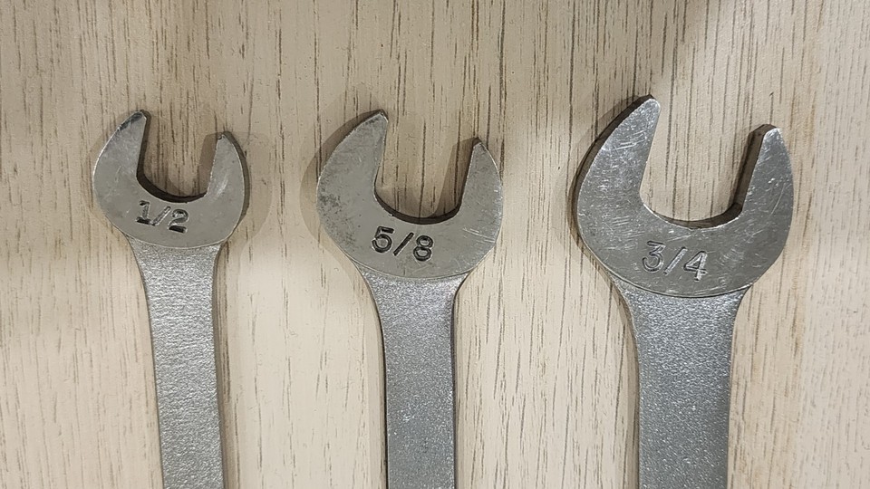 Craftsman 3pc SAE Tappet Thin Long Wrench Set -V- Made in USA | eBay