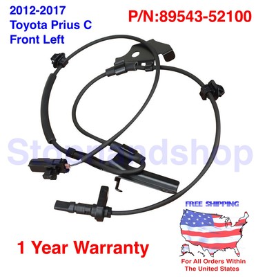 New ABS Wheel Speed Sensor fits 2012-2017 Toyota Prius C Front Driver ...