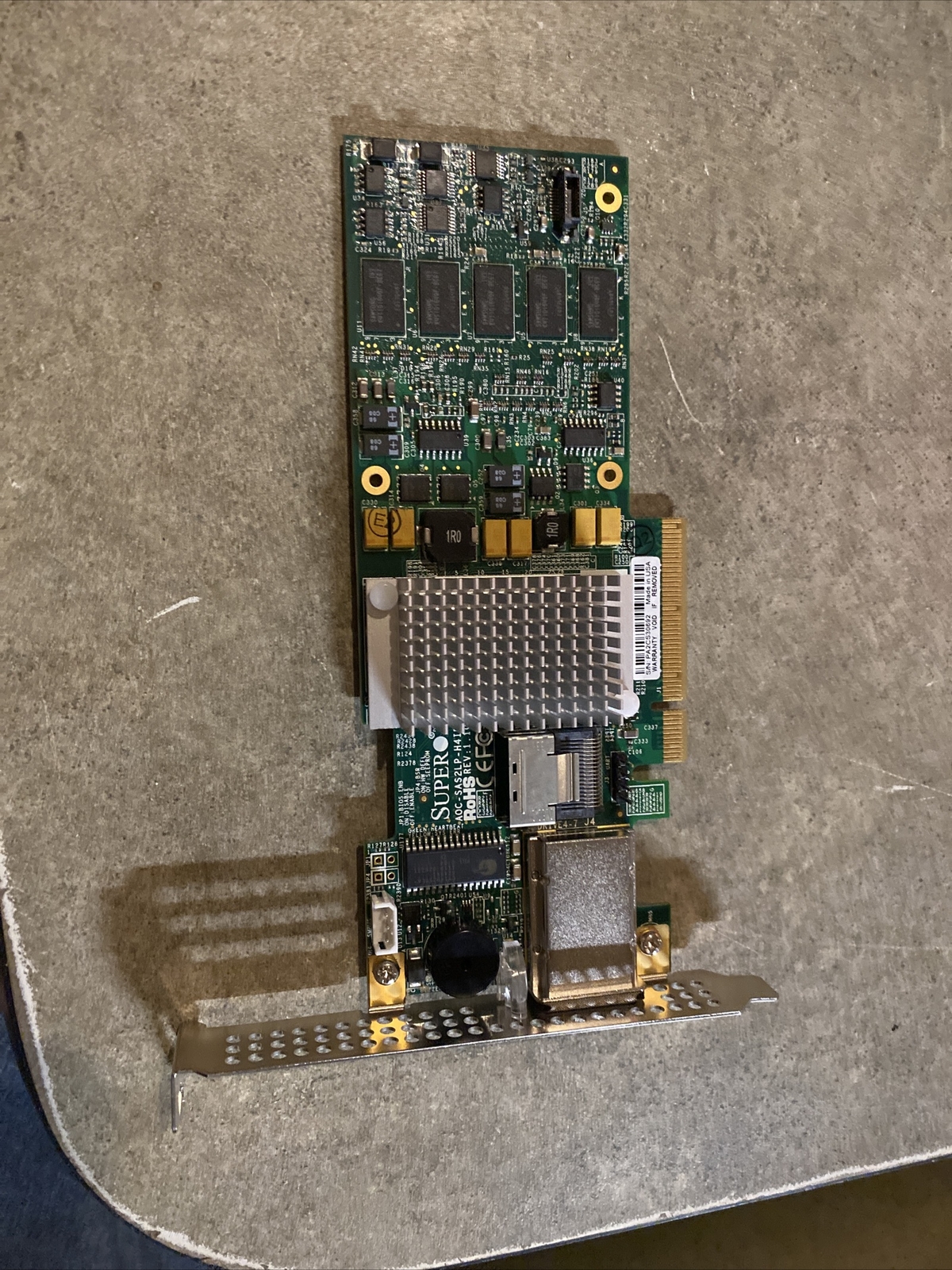 Supermicro AOC-SAS2LP-H8IR (LSI 9260-8i) SAS RAID Controller PCIe Card ...