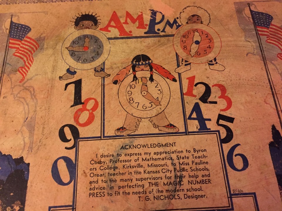 The Magic Number Press Game 1933 Vintage Stamps Math Game TG Nicols Co ...