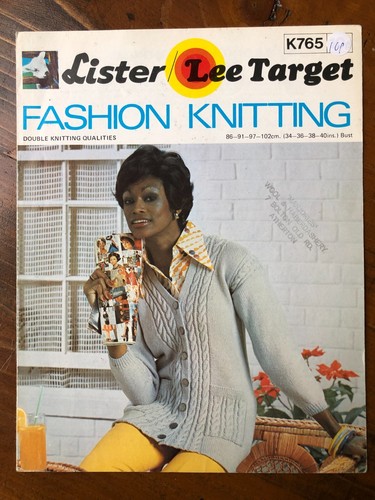 Lister Lee Target K765 knitting pattern ladies DK cable panel cardigan ...