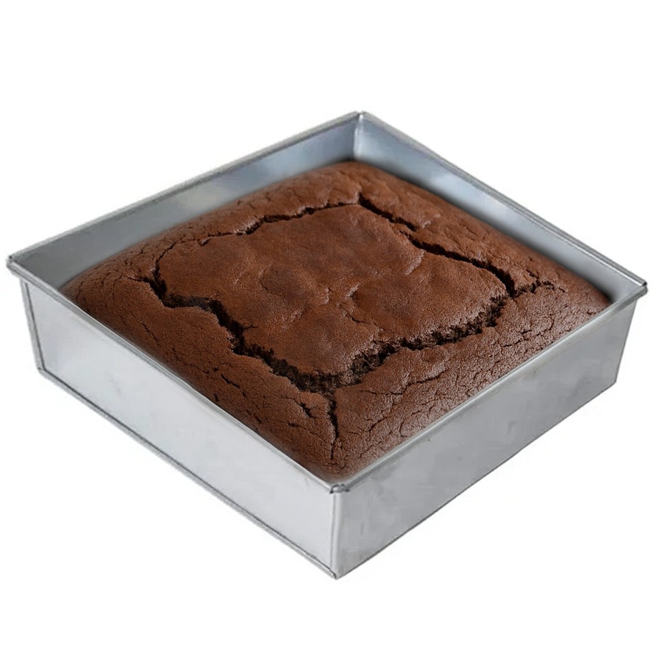Single Square Cake Tin 6'' 8'' 10'' 12'' – Choose 3" or 4" Depth ...