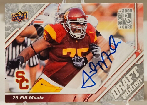 2009 Upper Deck Draft Edition FILI MOALA #49 Auto | eBay